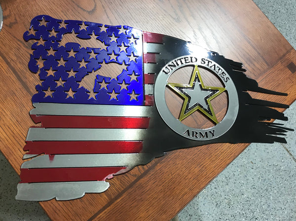 Battlefield Army Star Flag – Midwest Metal Art